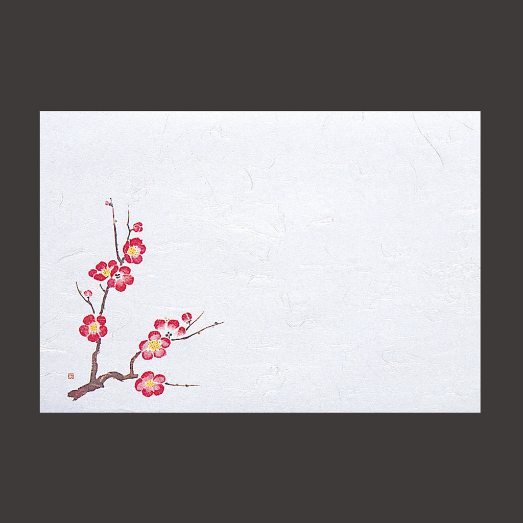 100 pieces of Unryu Washi paper mats, Four Seasons, Plum – YOUBI.shop【用 ...