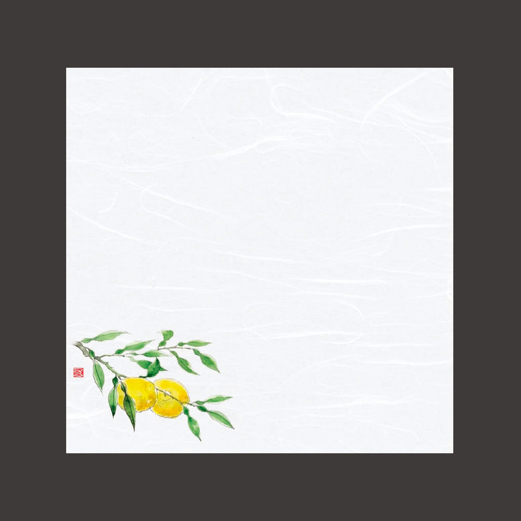 Unryu Washi Paper 4-inch Shikisai Unryu Paper, Yuzu, 100 sheets – YOUBI ...